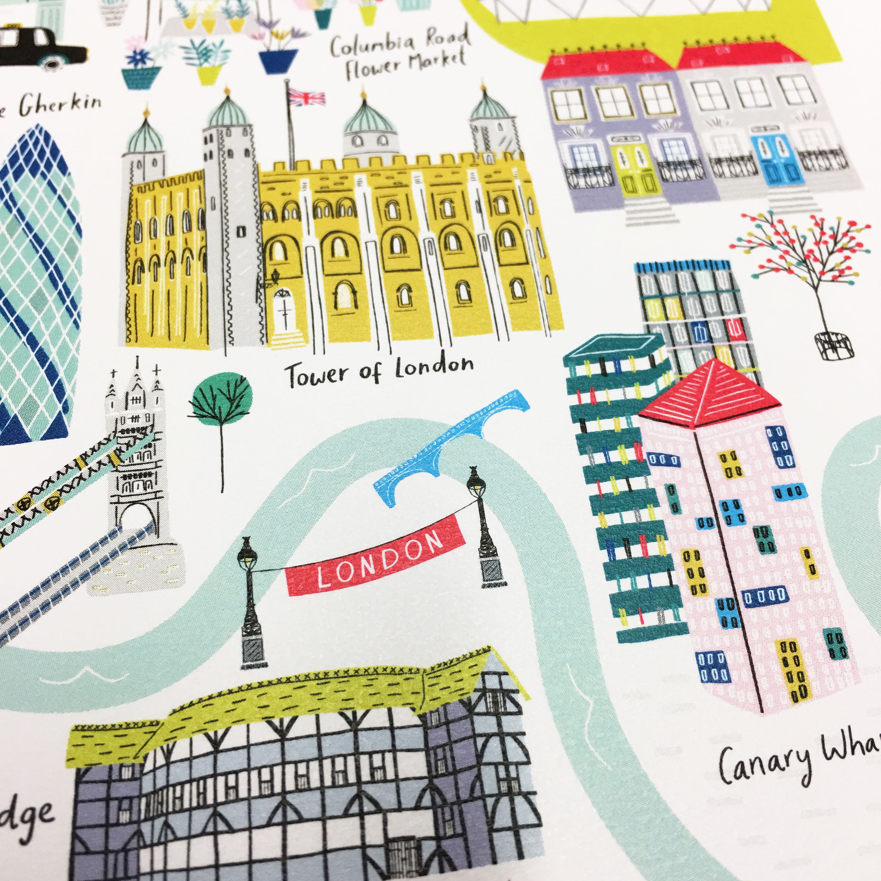 London Map Art Print | Etsy