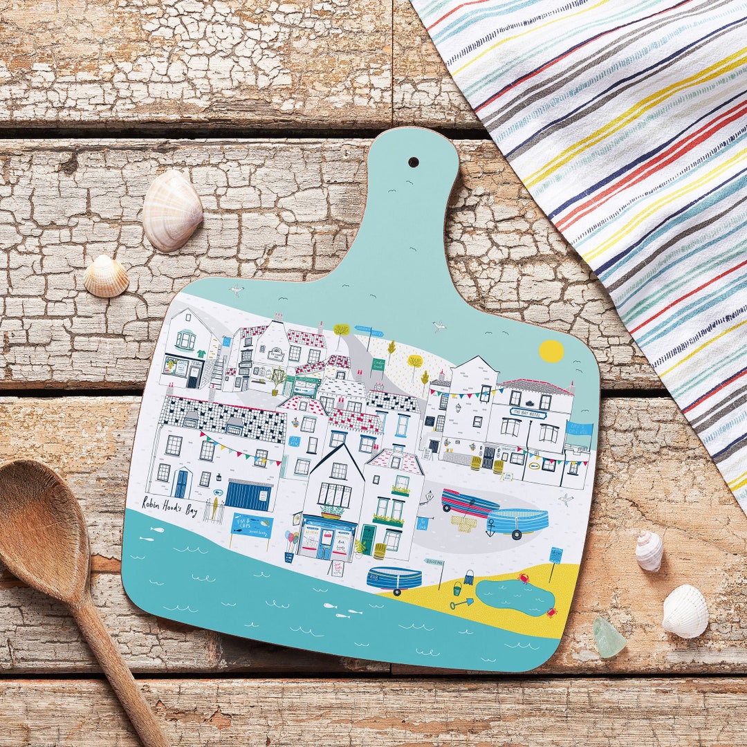 Robin Hood's Bay Cutting Board - Medium - Etsy