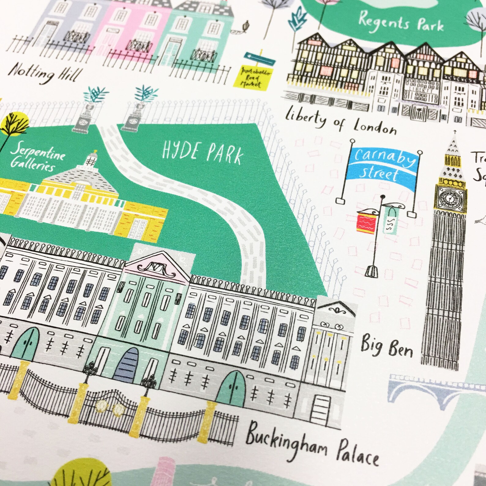 London Map Art Print | Etsy