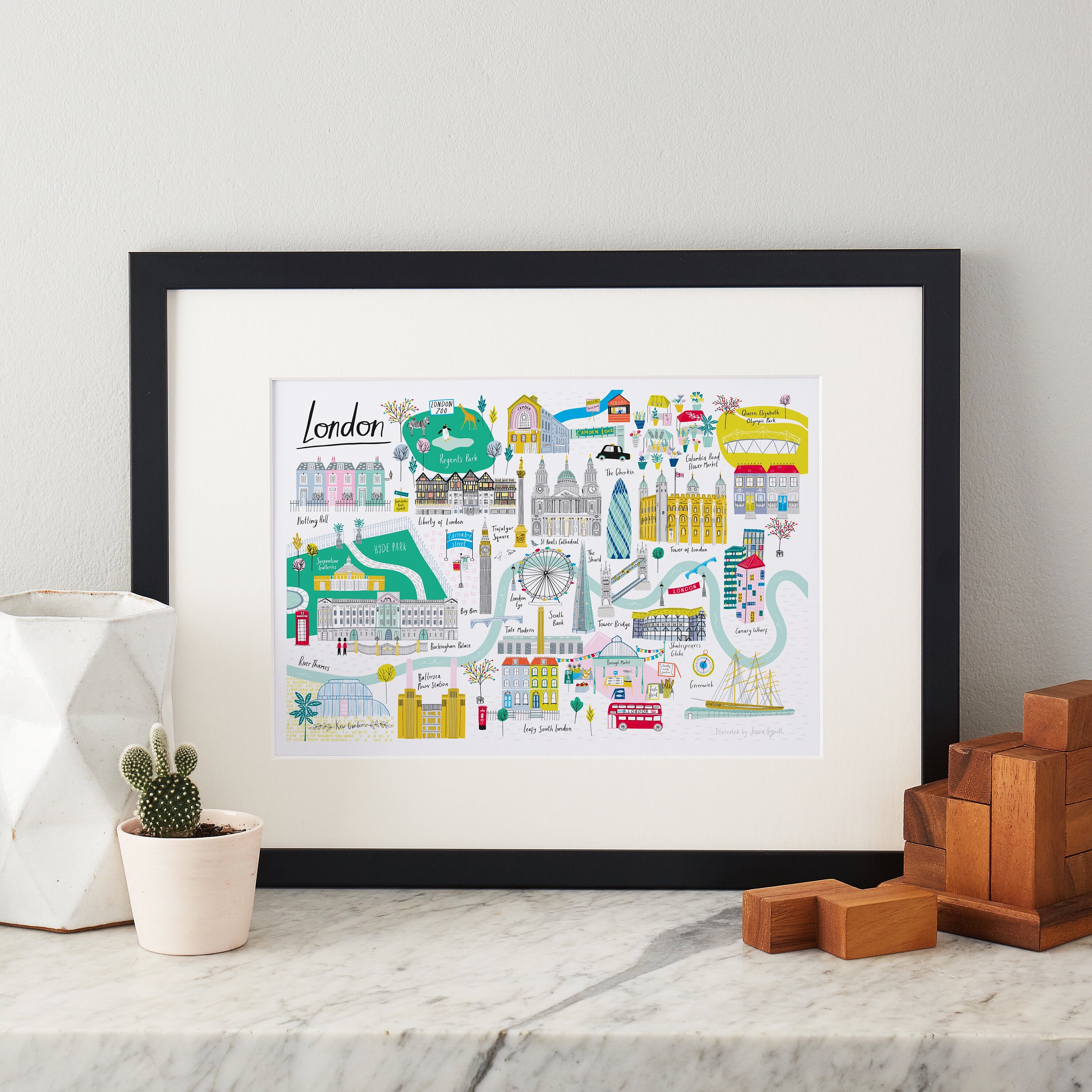 London Map Art Print | Etsy