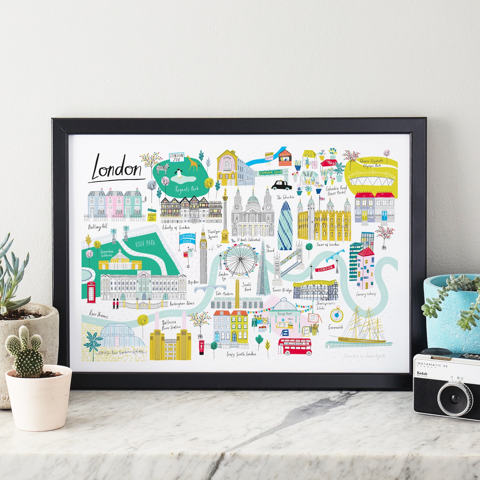 London Map Art Print | Etsy