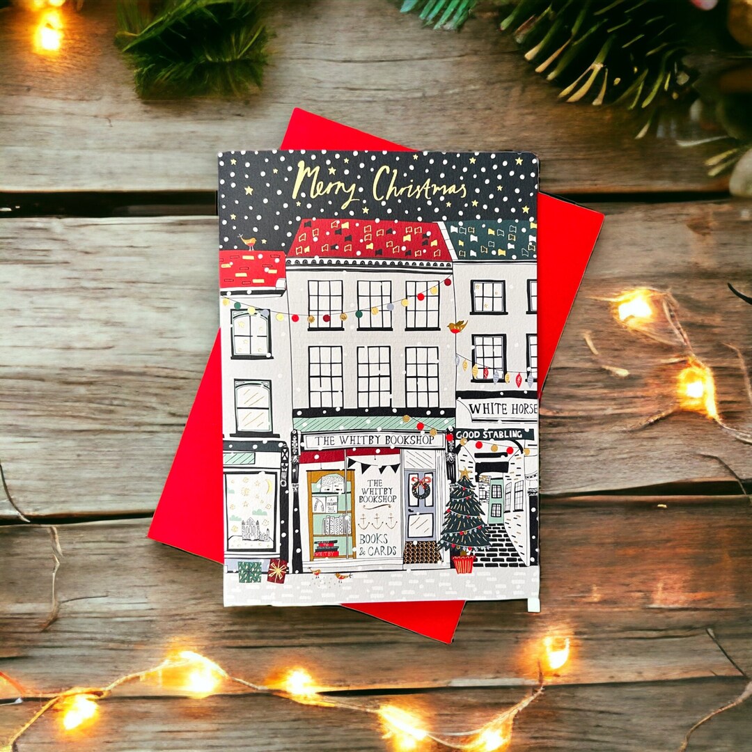 Whitby Bookshop Christmas Card Pack - Etsy
