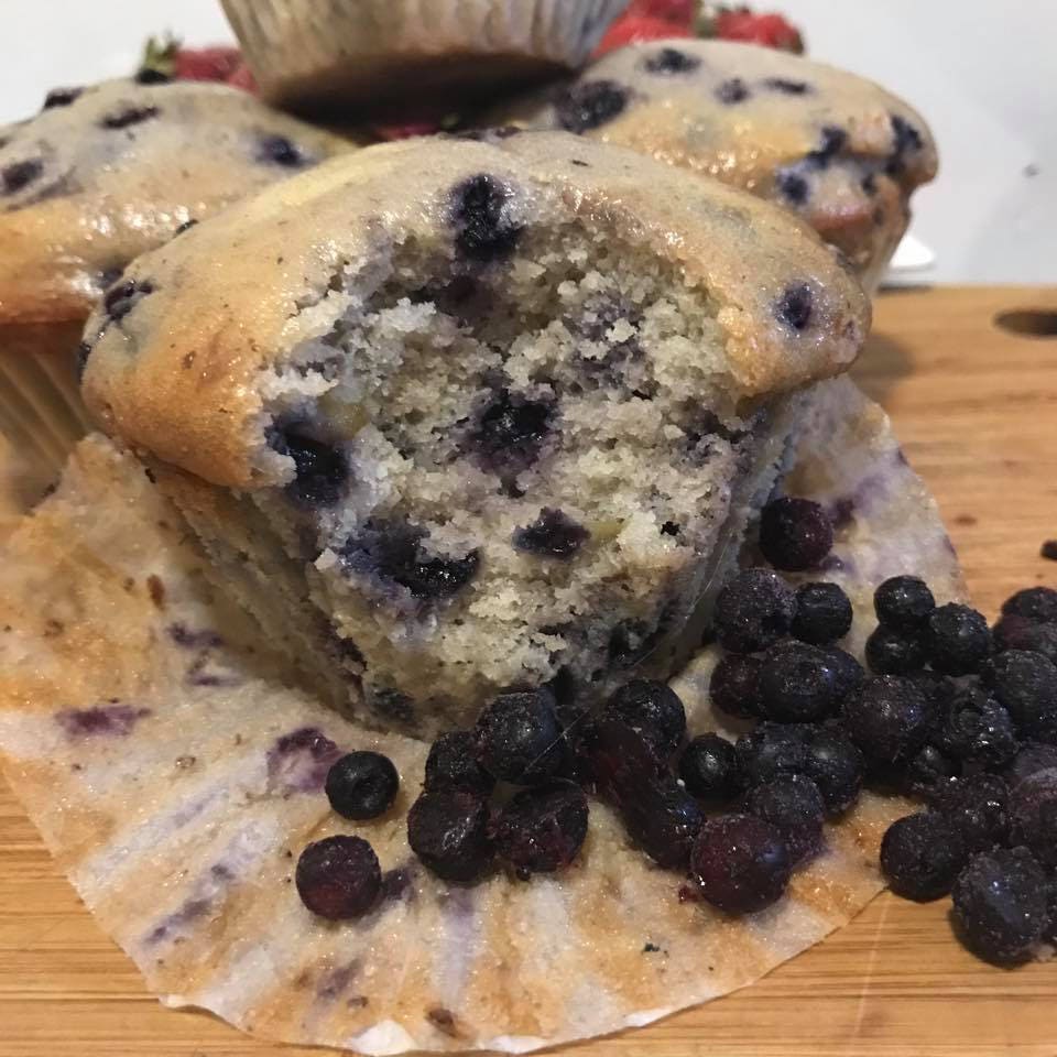 Vegan Wild Blueberry Muffins 8 pcs