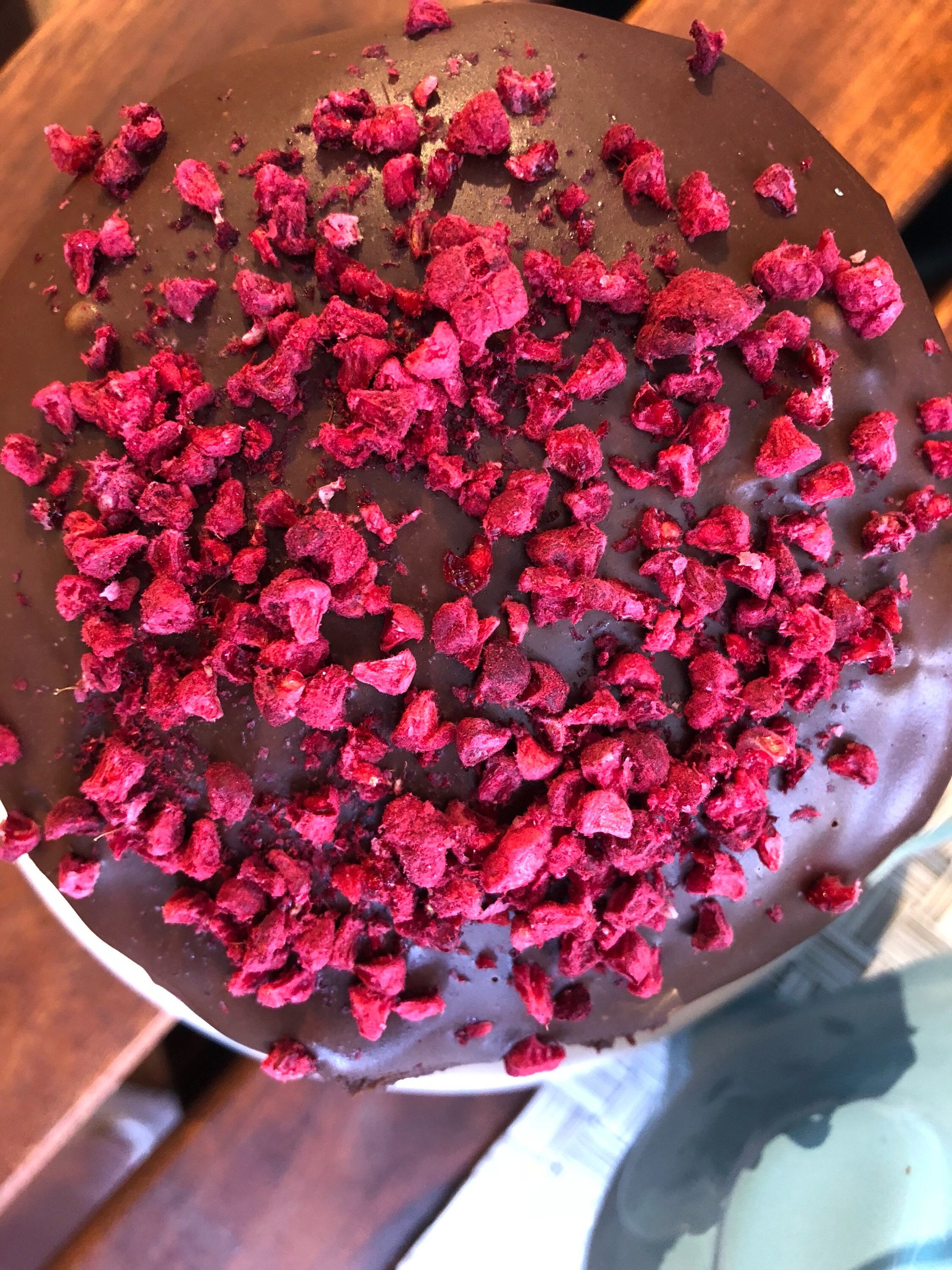 Vegan Gluten Free Mini Chocolate Raspberry cake