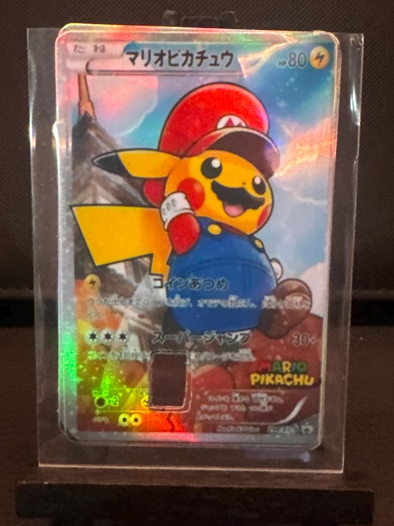 Mario Pikachu-debit Skin - Etsy UK