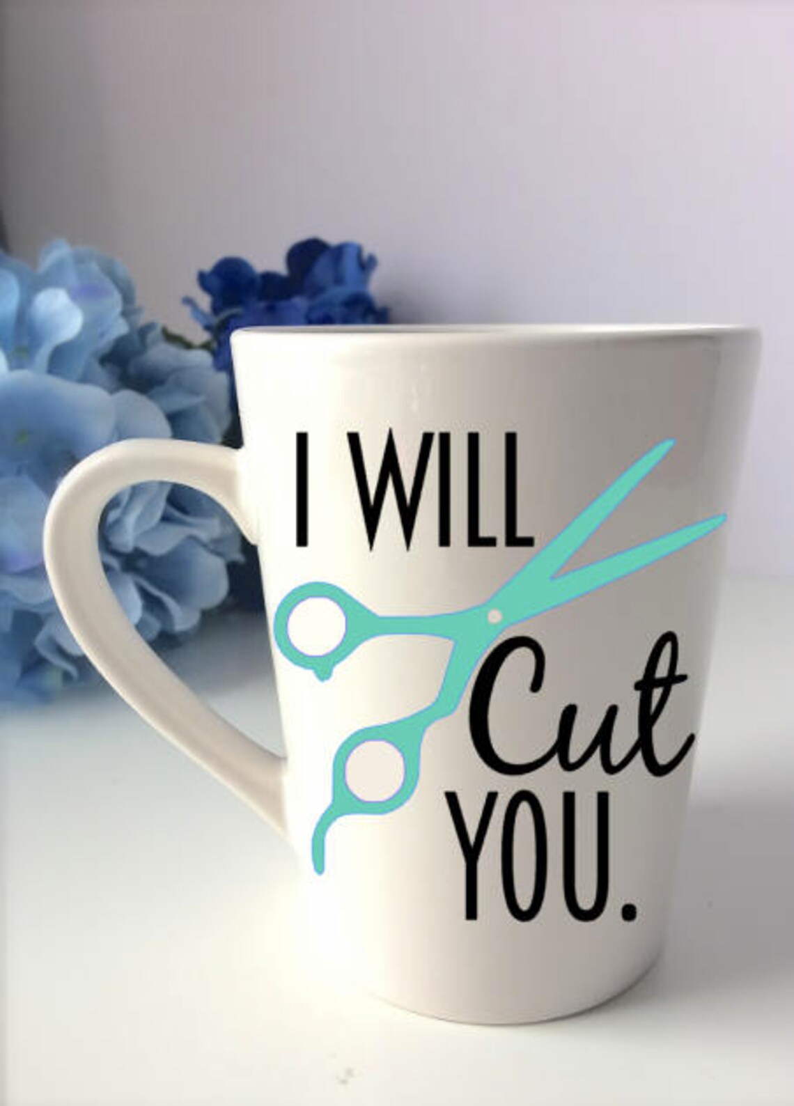 I Will Cut You Coffee Mug Gift Hairdresser Gift Funny Hair | Etsy