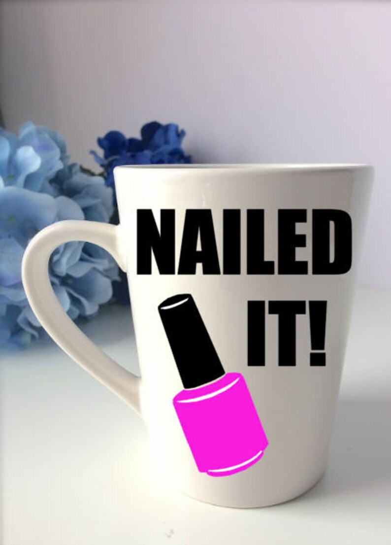 Nailed It Nail Lady Gift Nail Tech Cosmetology Graduation | Etsy