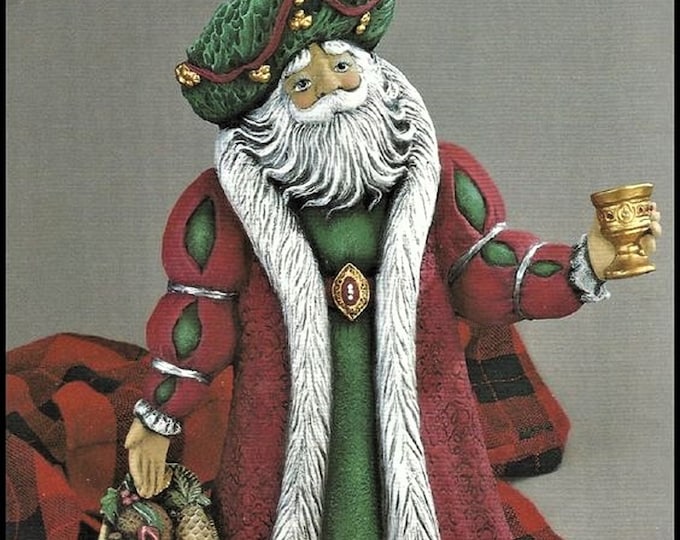 Unpainted Ceramic Bisque Santa Claus Renaissance With Bag and - Etsy
