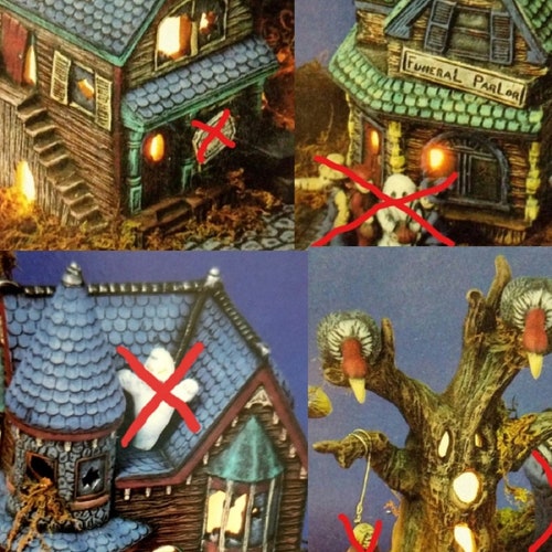 Haunted House Ceramic Unpainted.ceramic Bisque Halloween | Etsy