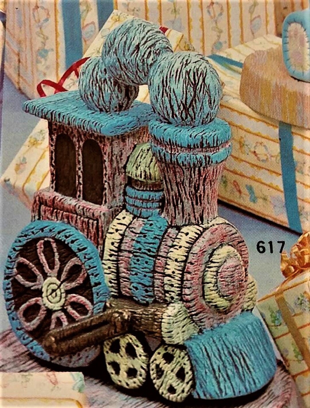 Unpainted Ceramic Bisque Train Engine BANK DIY Piggy Bank Ready to ...