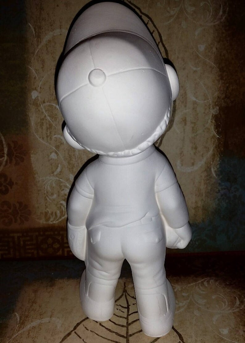 Unpainted Ceramic Smiley Baseball Player Unpainted Ceramic - Etsy