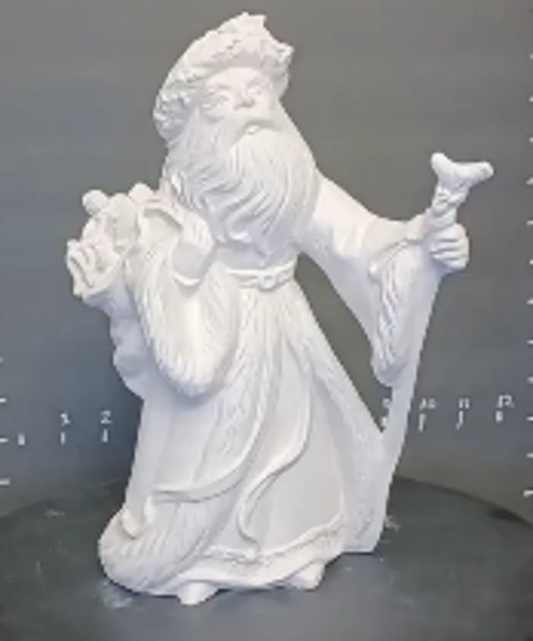 Unpainted Ceramic Old World Santa DIY Decor Ready to Paint Bisque - Etsy