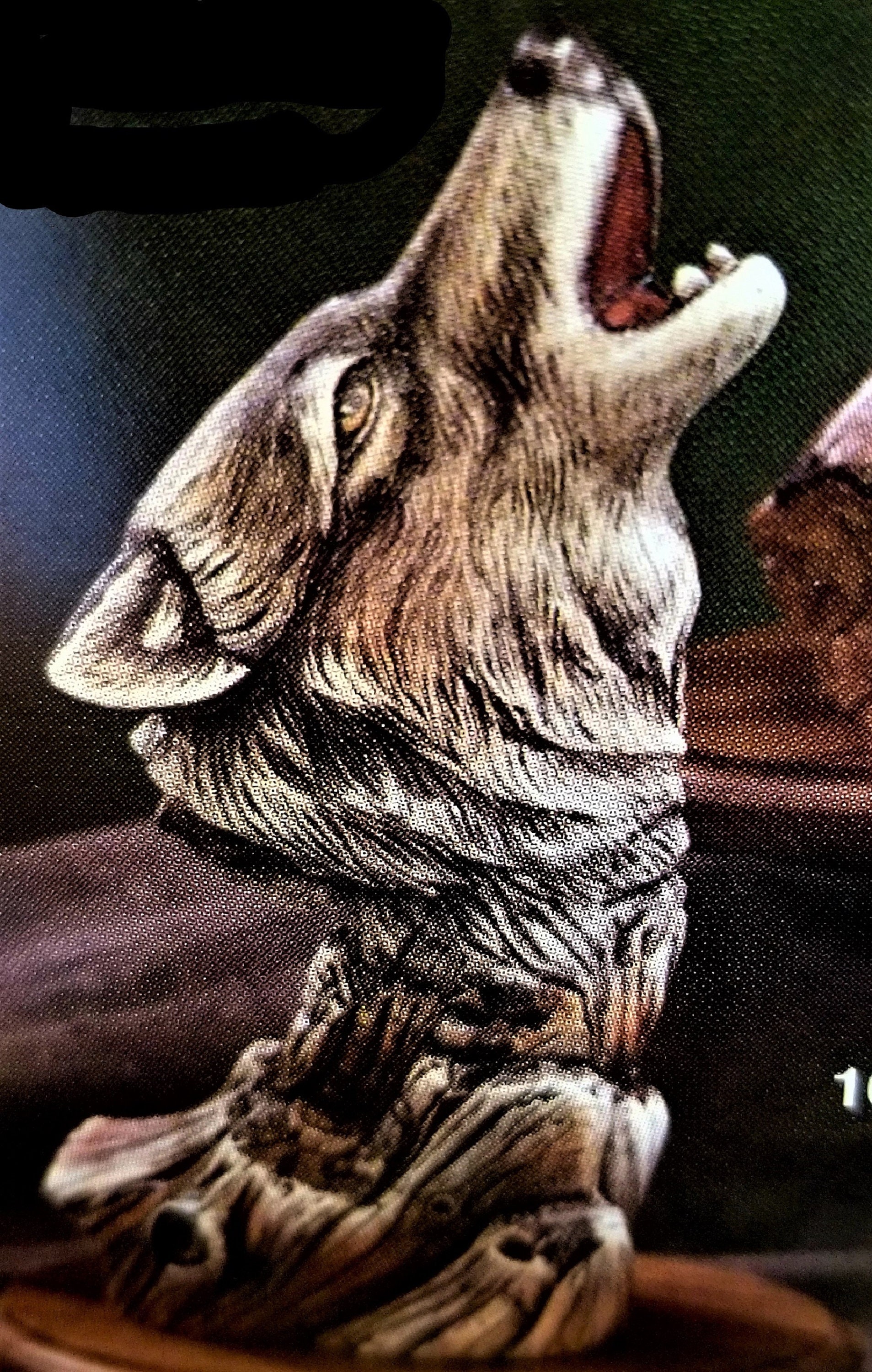 Unpainted Ceramic Bisque Howling Wolf Head or Running With the Pack on ...