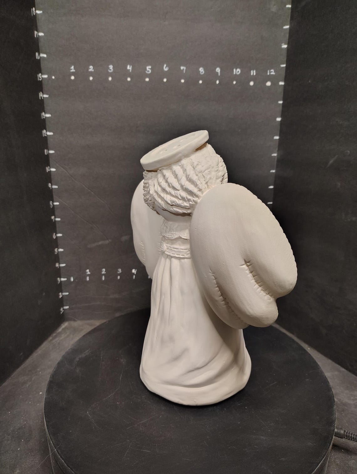 Unpainted Ceramic Gare Angel Button Buddy: DIY Craft Ready to Paint - Etsy