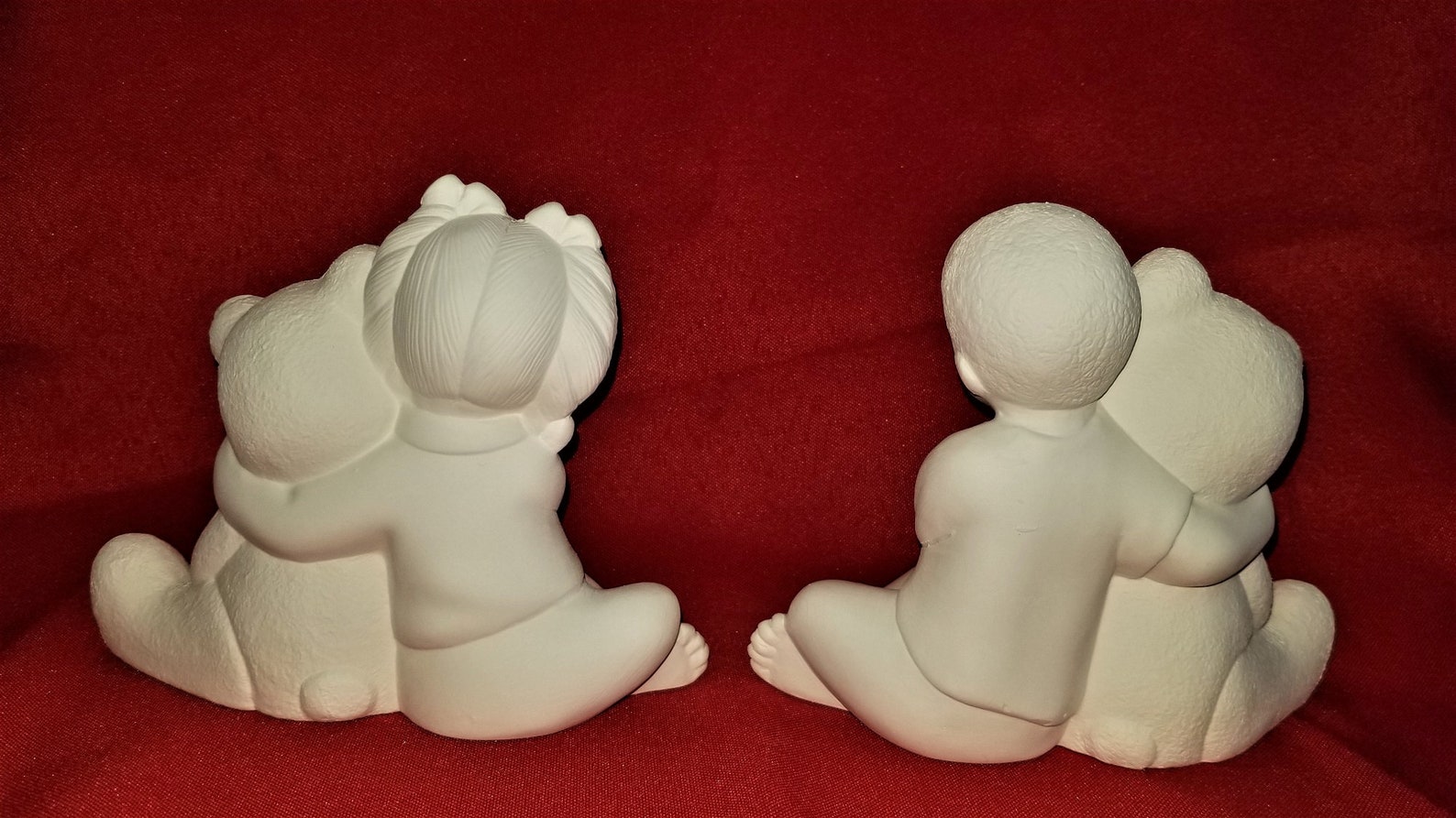 Unpainted Ceramic Bisque African American Boys and Girls Ready to Paint ...