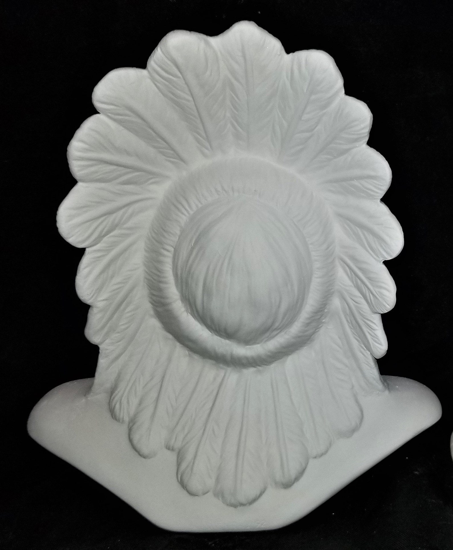 Unpainted Ceramic Bisque Native American Chief And/or Maiden - DIY ...