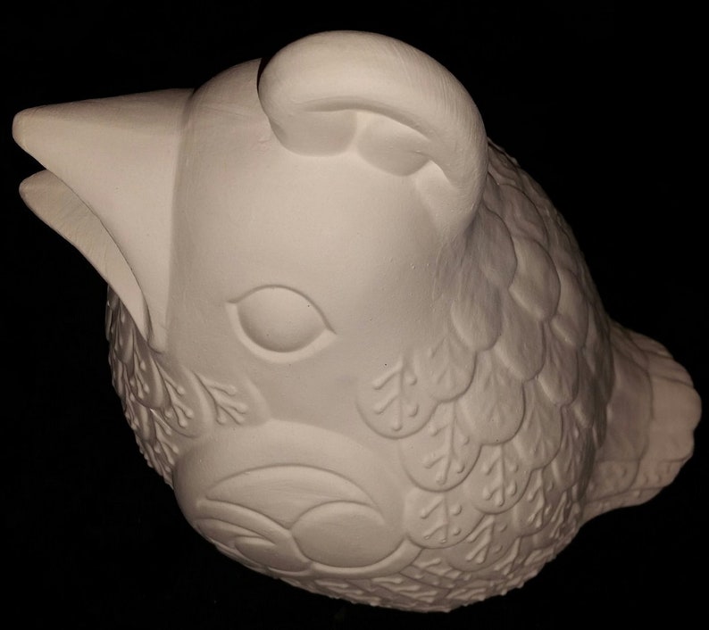 Unpainted Ceramic Bisque Contemporary Bird Modern Design Ready - Etsy