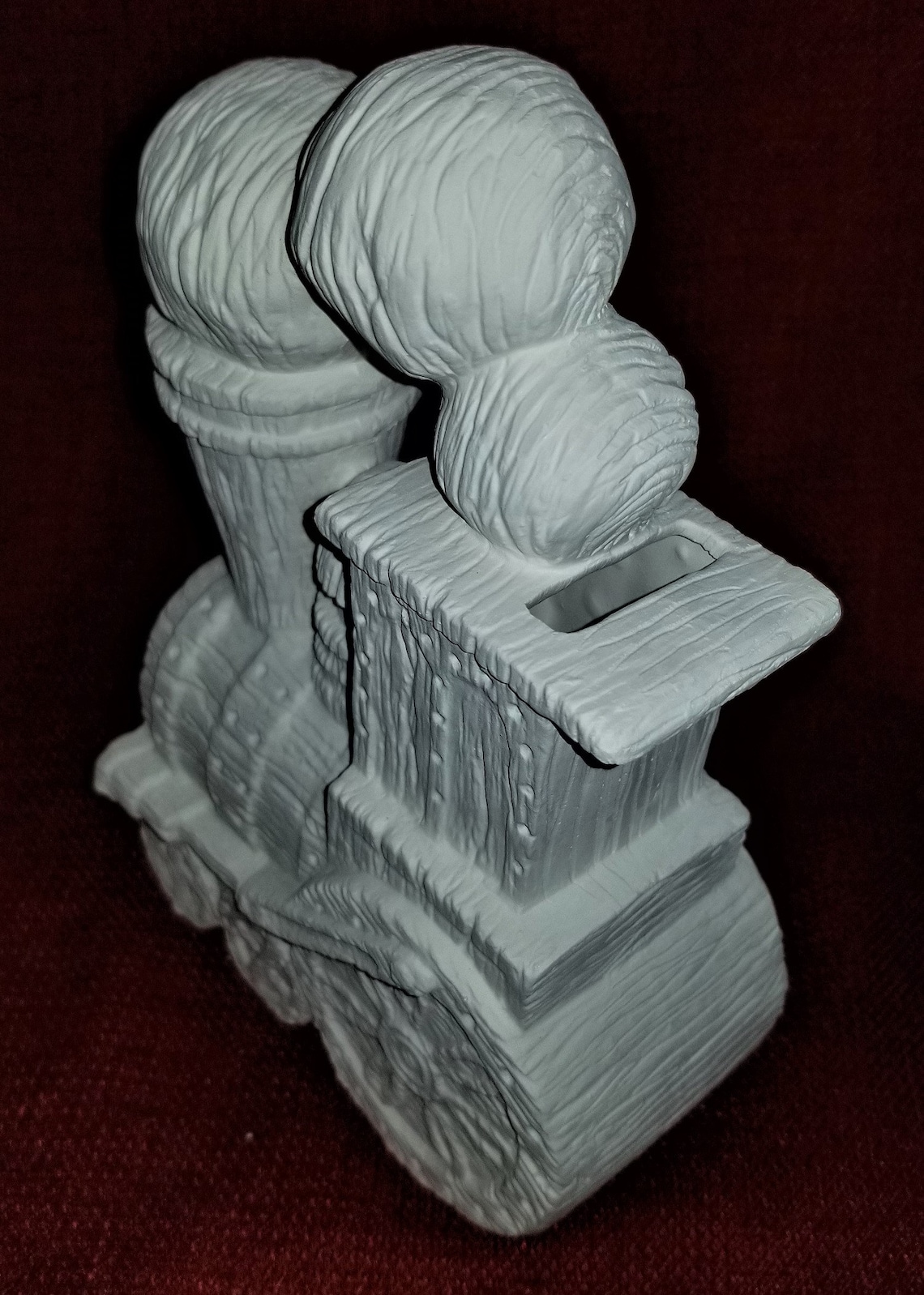 Unpainted Ceramic Bisque Train Engine BANK - DIY Piggy Bank Ready to ...