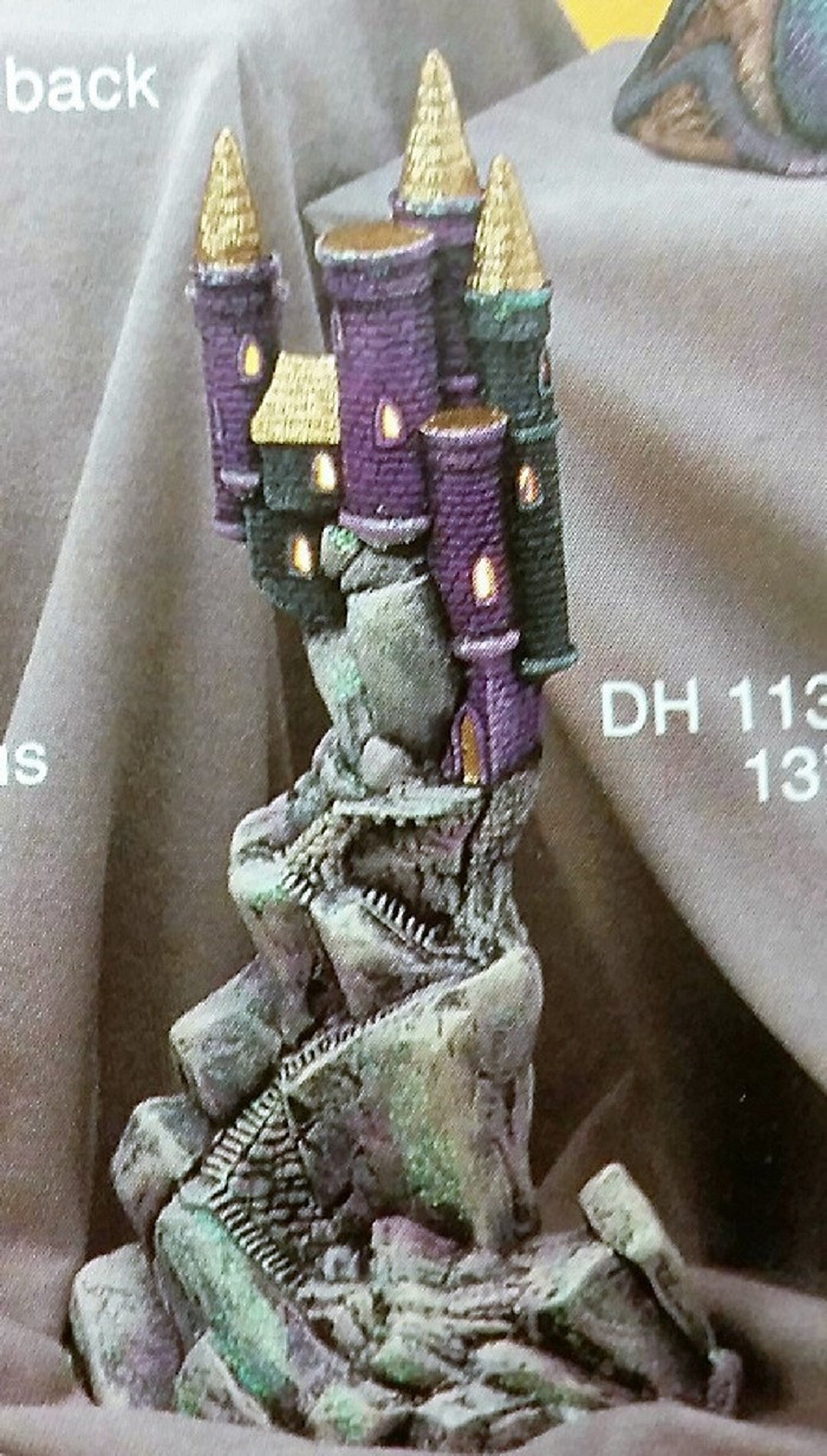 Unpainted Ceramic Bisque Medieval Castle on a Ledge Ready to - Etsy