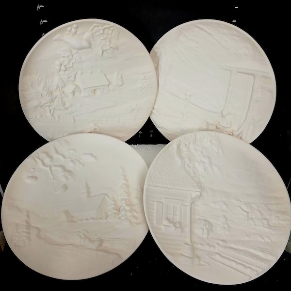 Four Seasons Plate - Etsy