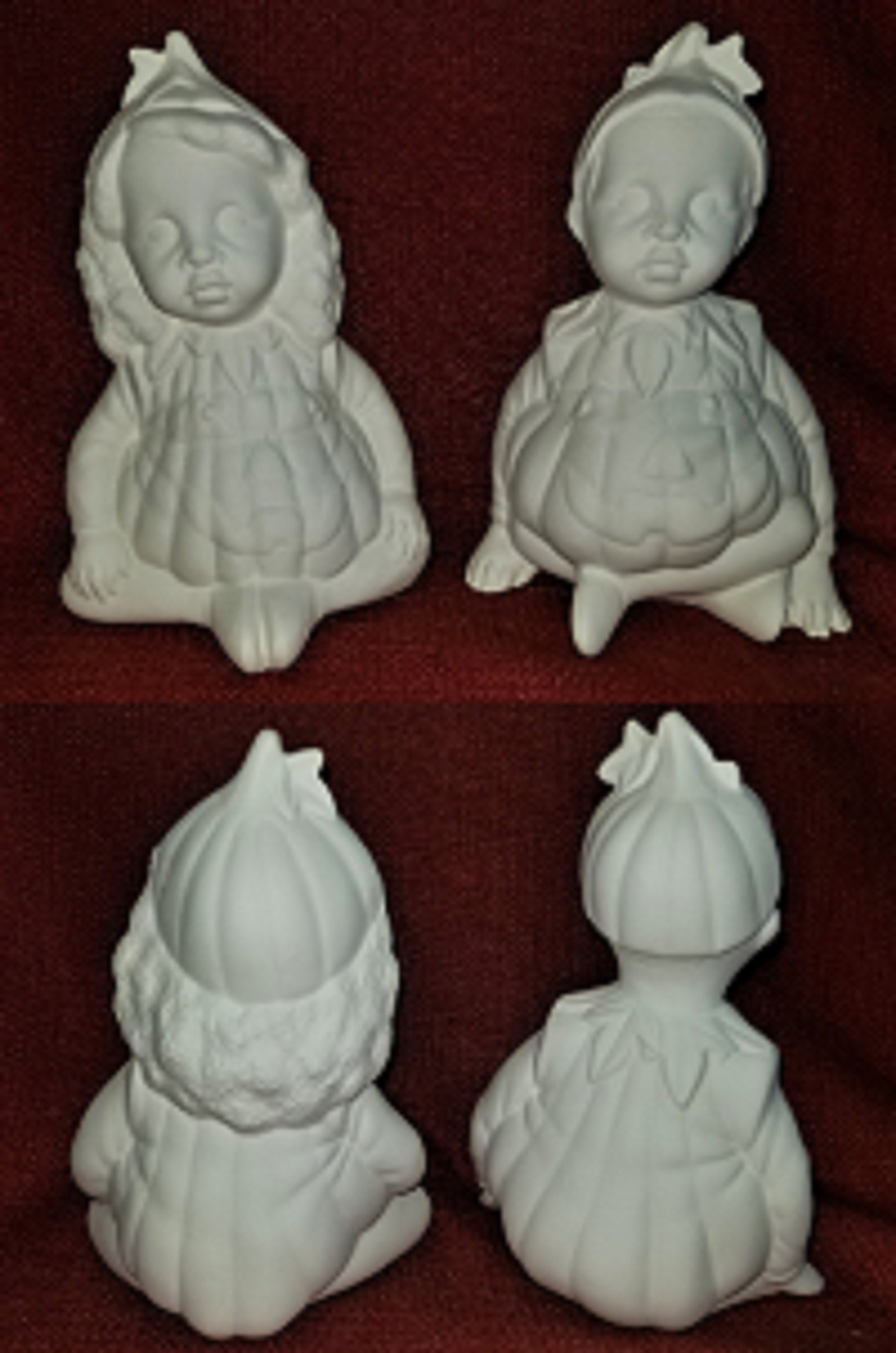 Unpainted Ceramic Bisque African American Boy & Girl PAIR OR | Etsy