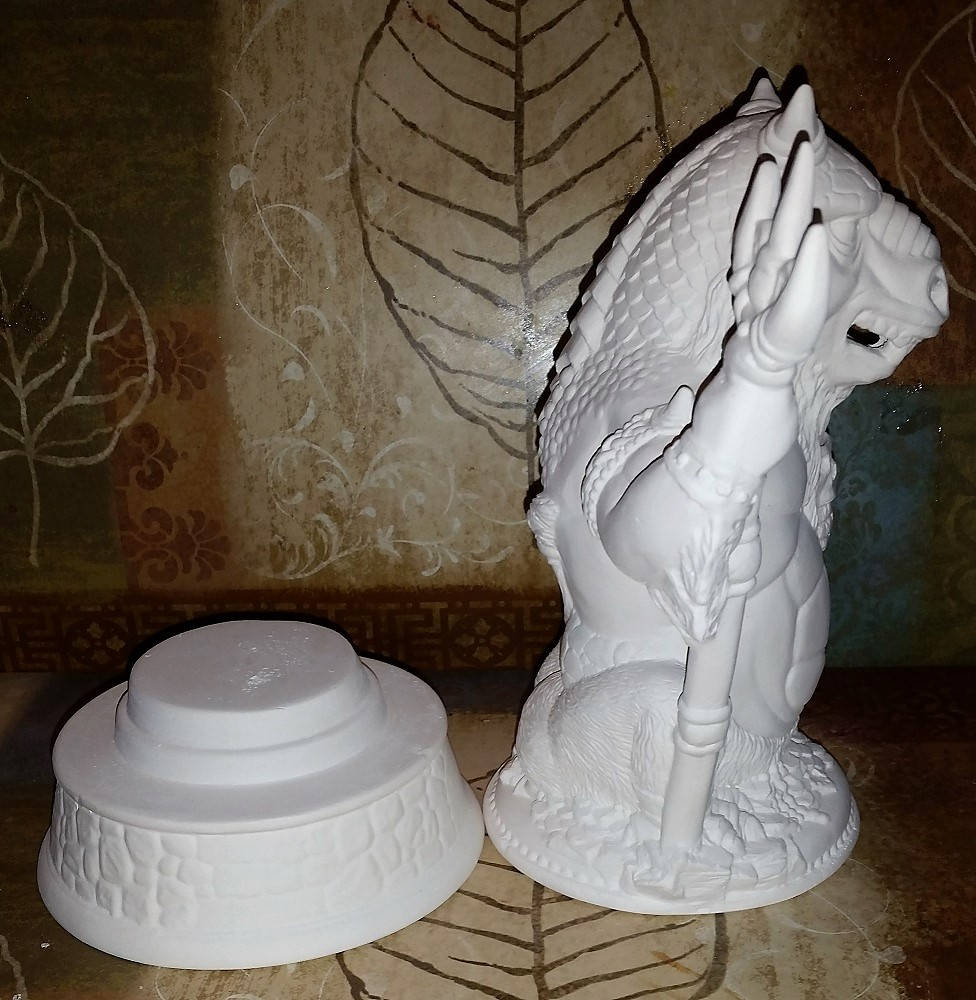 Ready to Paint Demon Smoker Incense Burner Devil Beast | Etsy