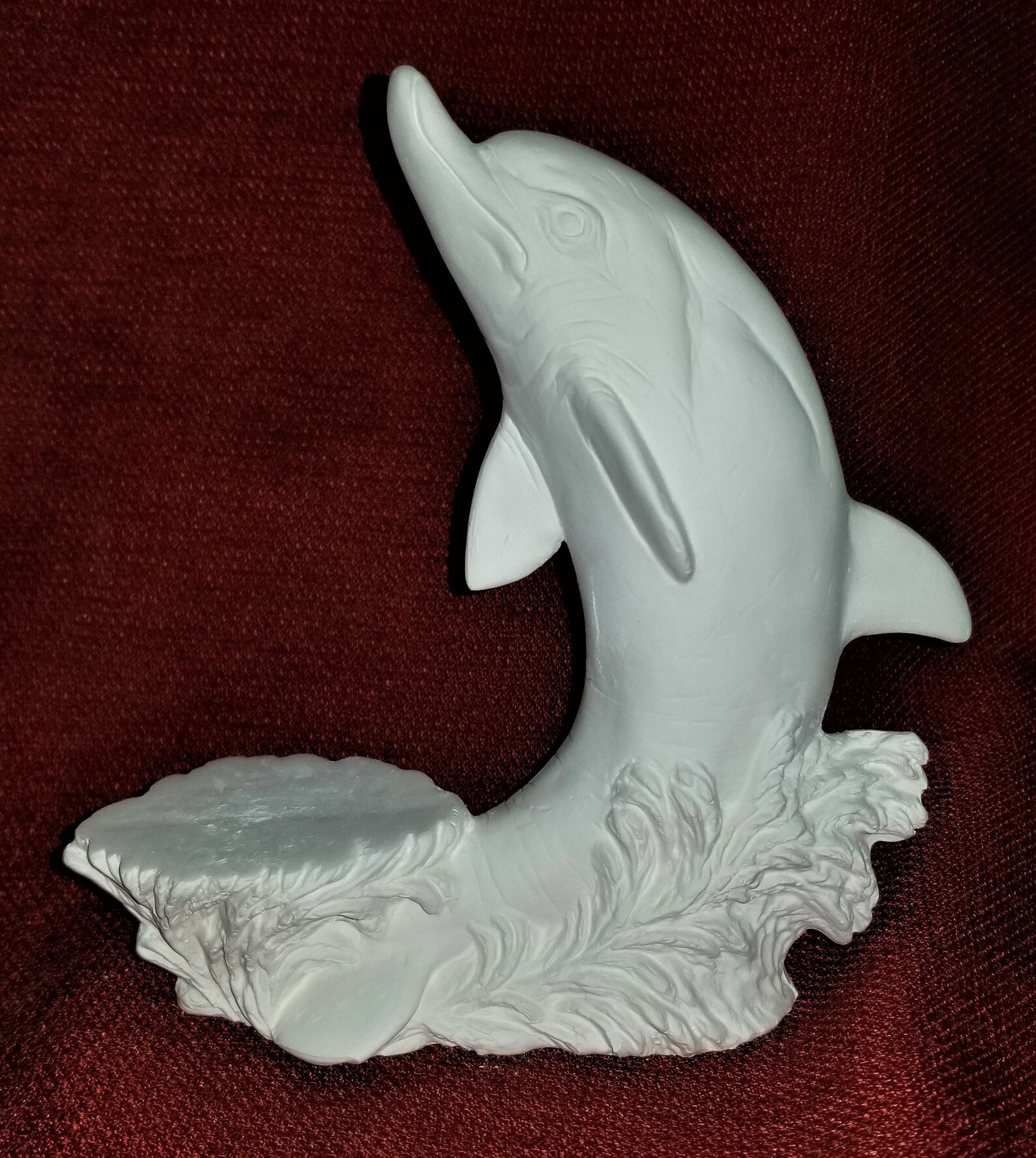 Unpainted Ceramic Bisque Dolphin Candle Holder Sea Life | Etsy