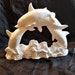 Unpainted Ceramic Bisque Dolphin Arch With Excellent Detail - Etsy