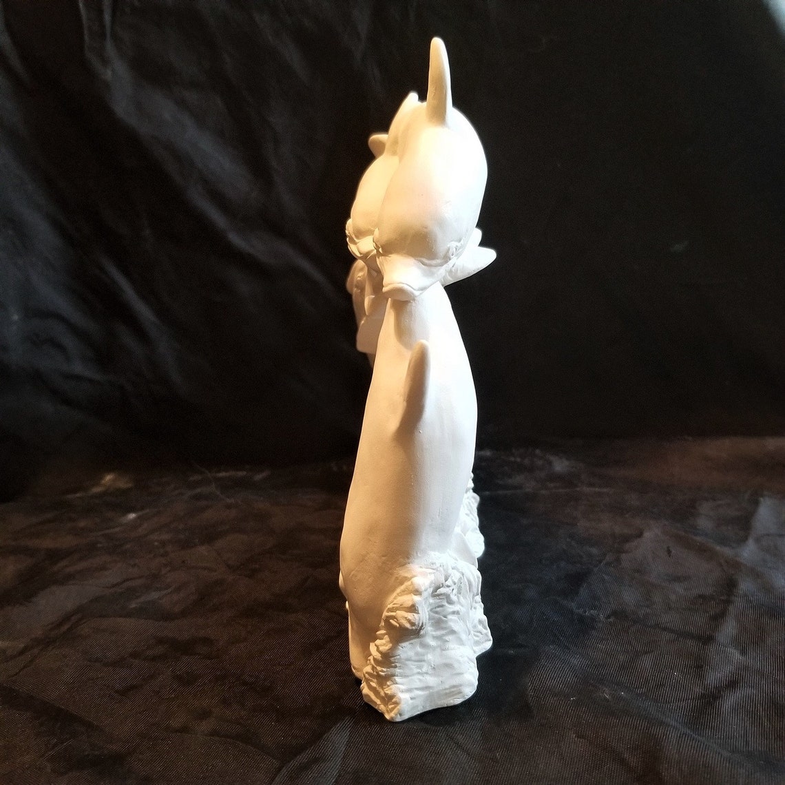 Unpainted Ceramic Bisque Dolphin Arch with Excellent Detail | Etsy