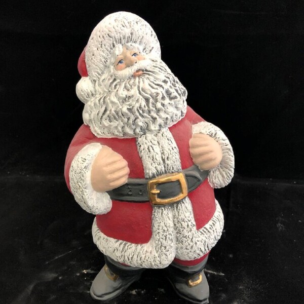 Ceramic Santa - Etsy