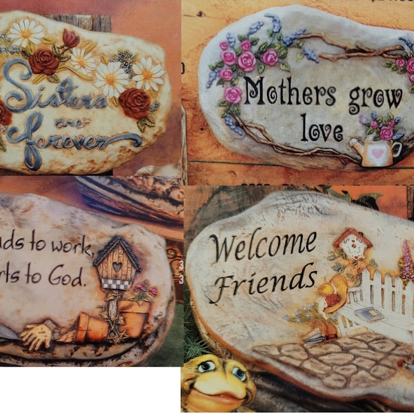 Ceramic Garden Plaques - Etsy