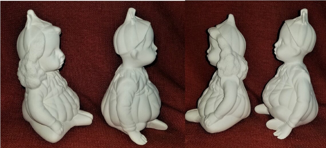 Unpainted Ceramic Bisque African American Boy & Girl PAIR OR | Etsy