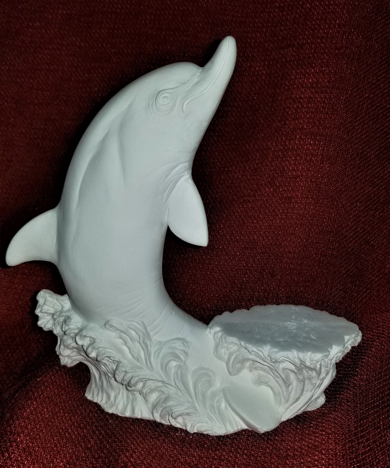 Unpainted Ceramic Bisque Dolphin Candle Holder Sea Life | Etsy