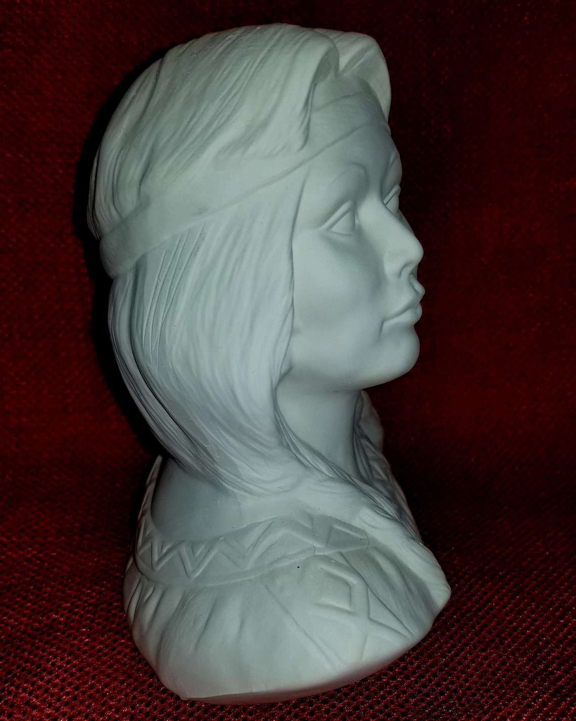 Unpainted Ceramic Bisque Native American Chief And/or Maiden - DIY ...