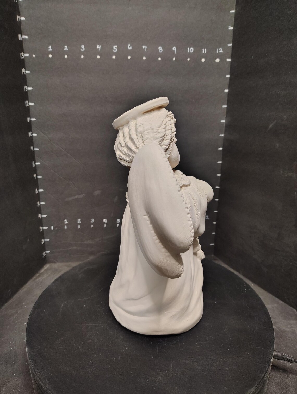 Unpainted Ceramic Gare Angel Button Buddy: DIY Craft Ready to Paint - Etsy