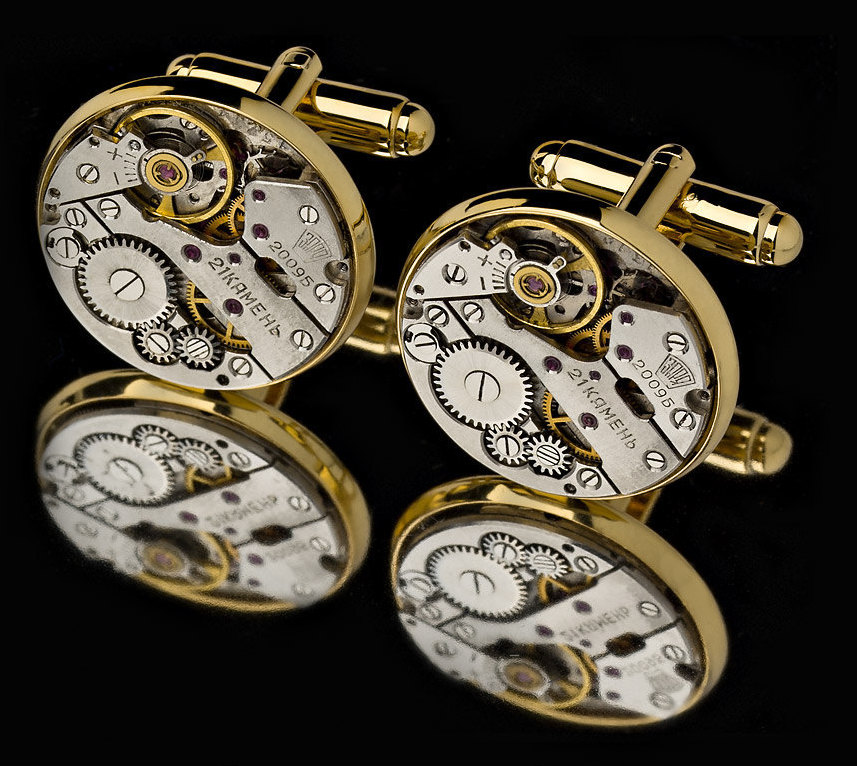 Watch Movement Cufflinks / Steampunk Cufflinks / Watch | Etsy