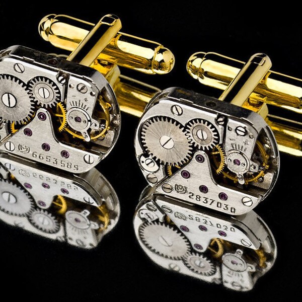 Mechanical Cufflinks - Etsy