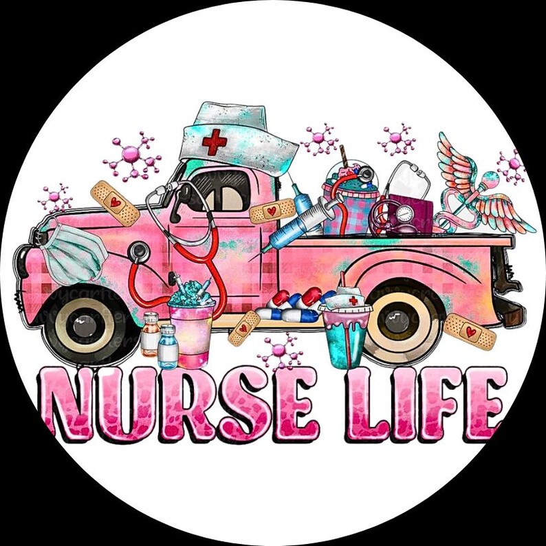 Custom Nurse Badge, 44/58mm Personalized Design Pin, Medical ID ...