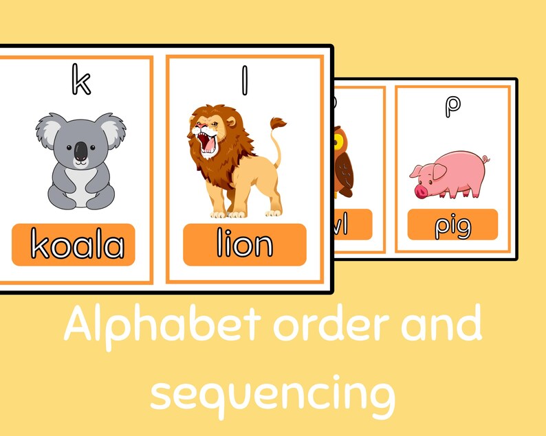 Animals A to Z Worksheet | Alphabet Printable PDF | Preschool ...