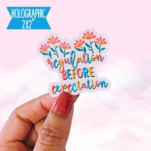 ABA Sticker, Regulation Before Expectation, Holographic Behavior ...