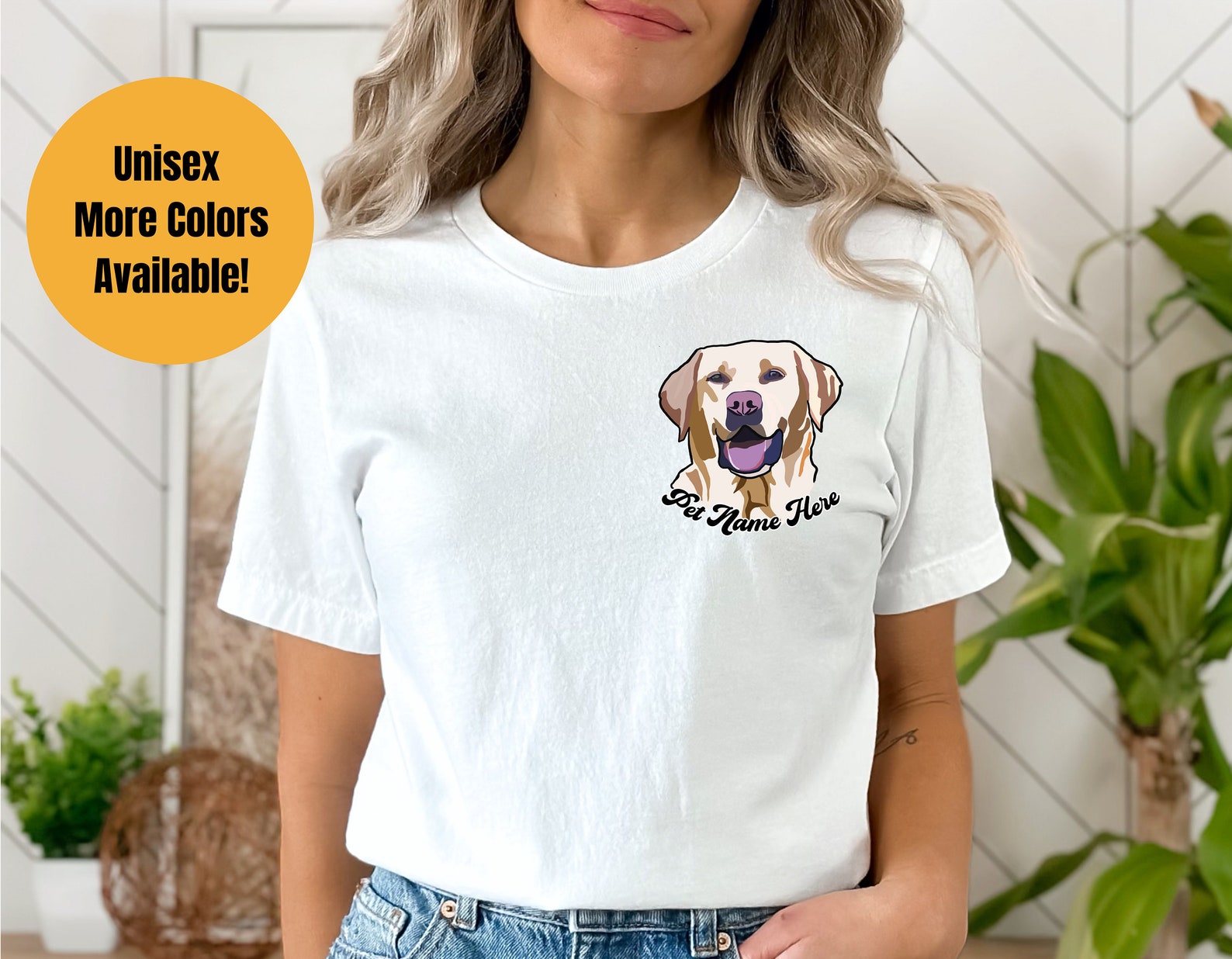 Personalized Labrador Retriever Shirt, Custom Lab T Shirt, Dog T-shirt ...