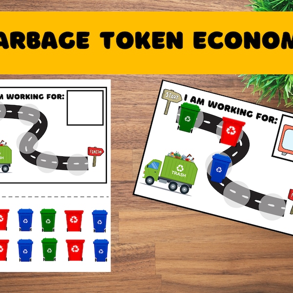 Garbage Truck Reward Chart - Etsy