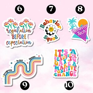 ABA Stickers, Behavior Analysis Sticker Bundle, Holographic Rbt Bcba ...