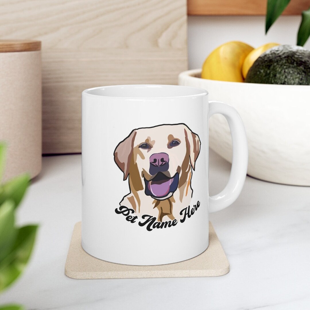 Personalized Labrador Retriever Mug, Yellow Lab Mug, Gift for Lab ...