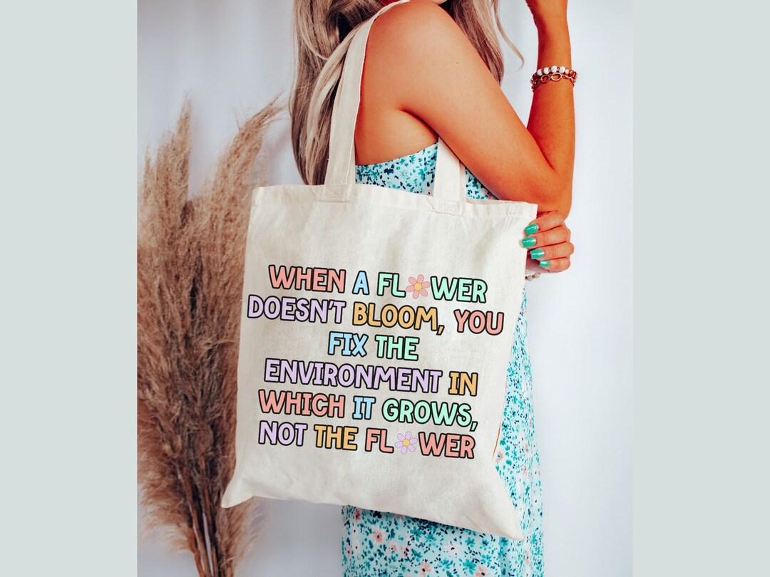 ABA Therapist Tote Bag, RBT BCBA Canvas Tote, Special Education Cotton ...