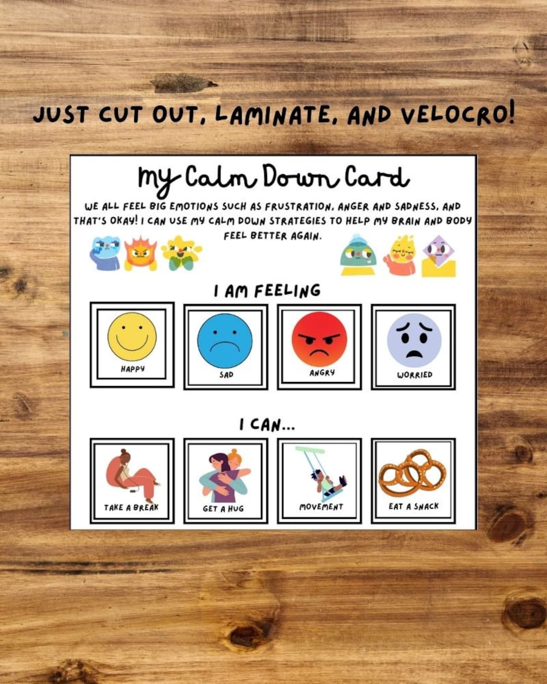 Emotional Regulation, Autism Visuals, Coping Strategies, Emotions Chart ...