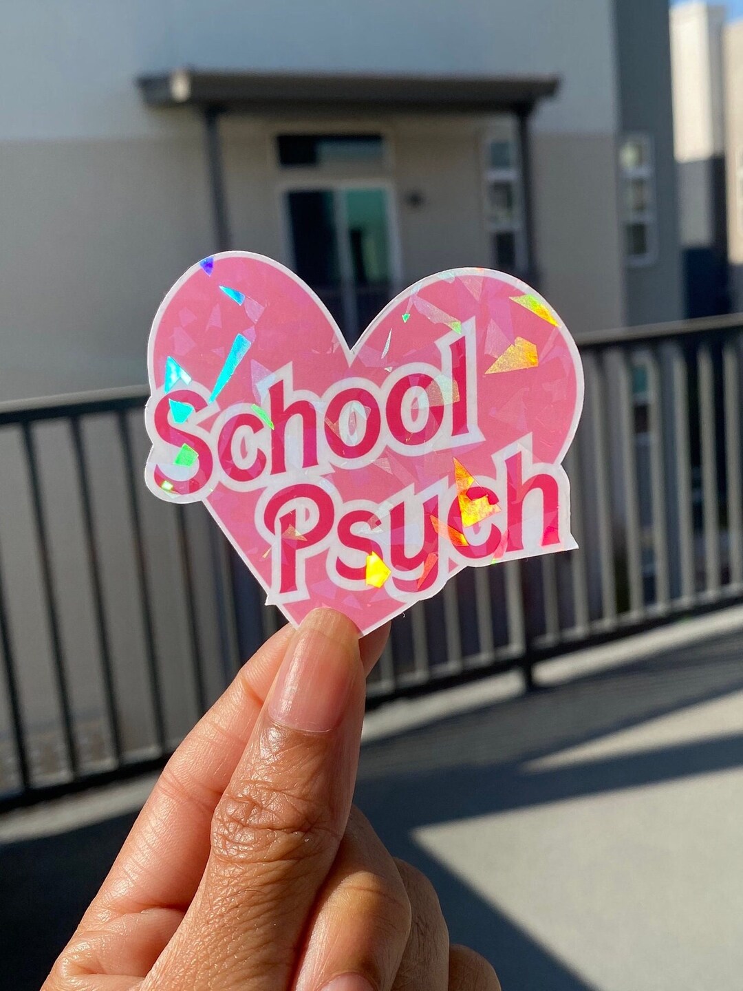 School Psychologist Sticker, 90s Doll School Psych Stickers, School ...