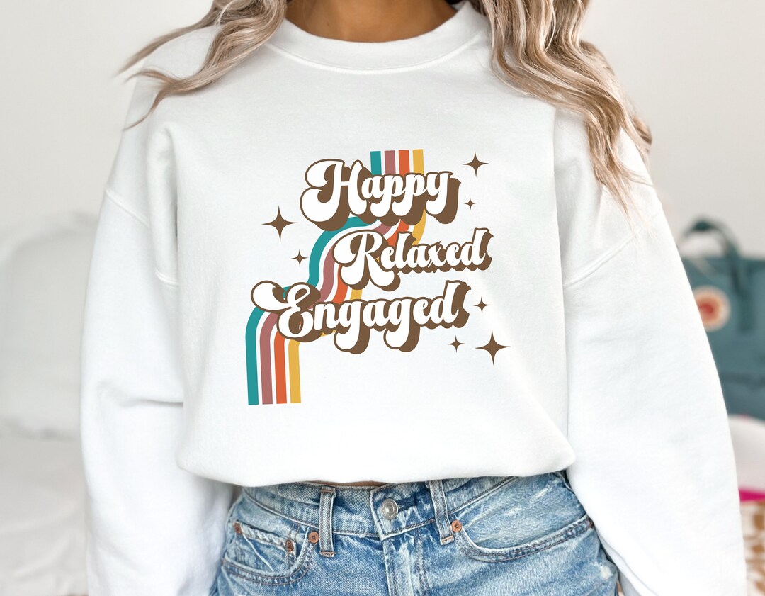 ABA Therapist Sweatshirt, Happy Relaxed Engaged Crewneck, Special ...