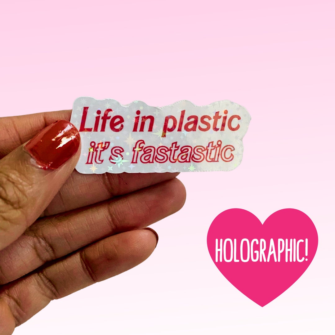 Life in Plastic, Its Fantastic Sticker, Doll Themed Stickers, 90s Retro ...