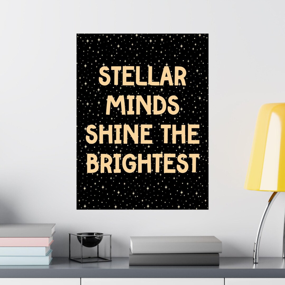 Neurodiversity and Inclusion Poster Wall Art, Space Themed Counseling ...